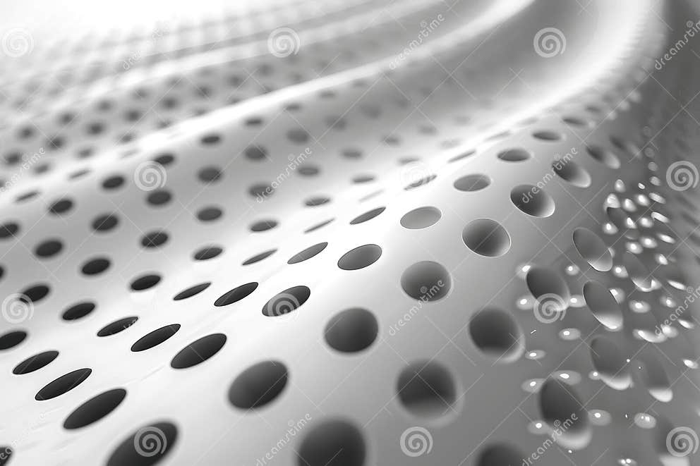 Simple and Minimalistic White Perforated Window Film with Grey Dots ...