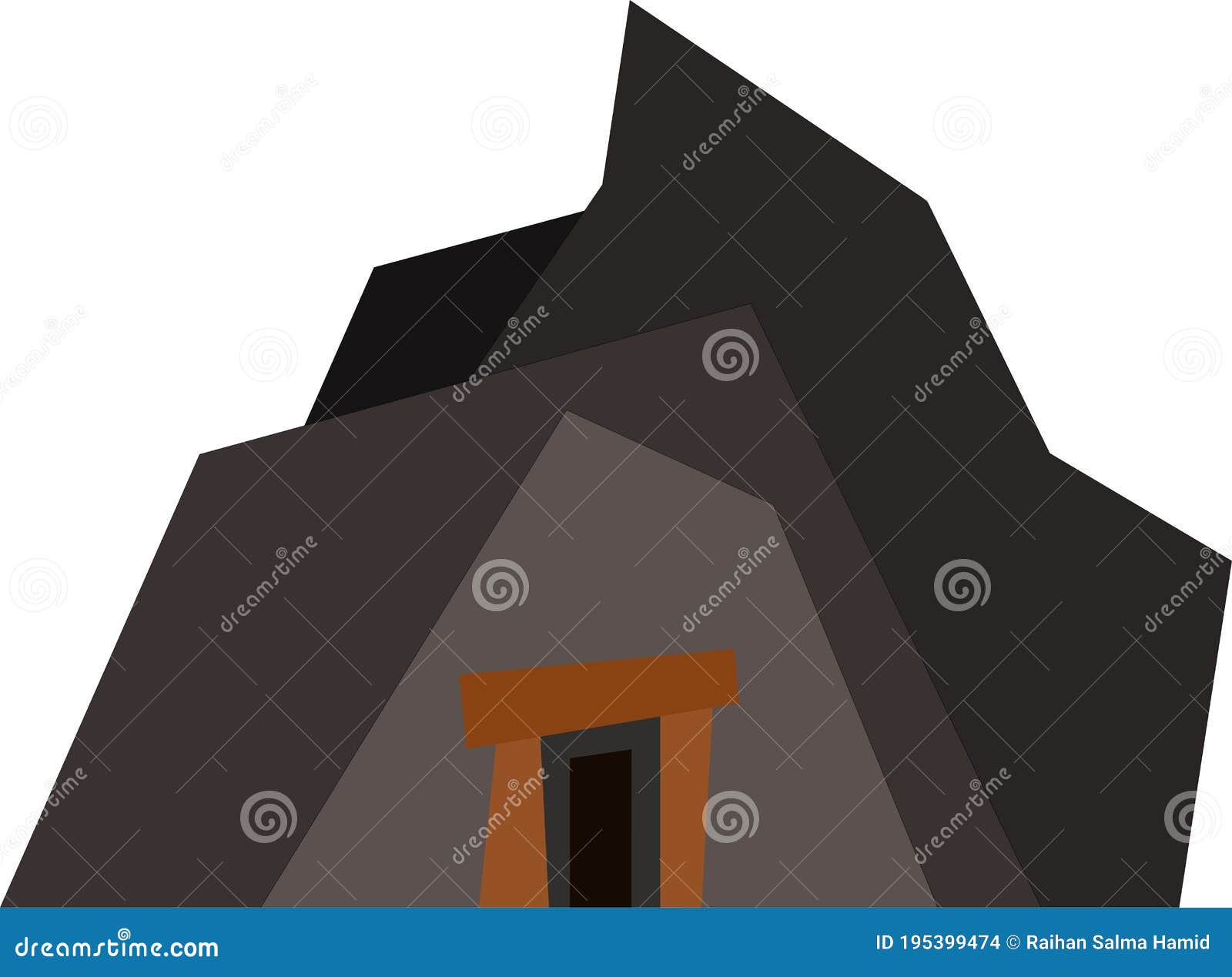 Underground Cave Isometric 3d Icon Cartoon Vector | CartoonDealer.com ...