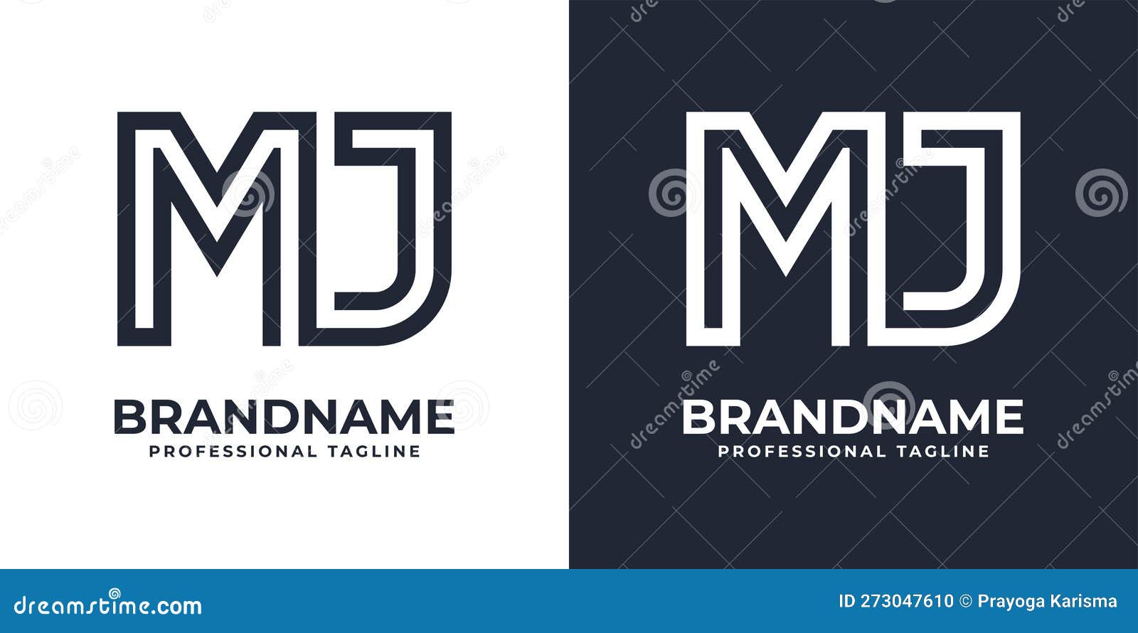 Simple MJ Monogram Logo, Suitable for Any Business with MJ or JM ...