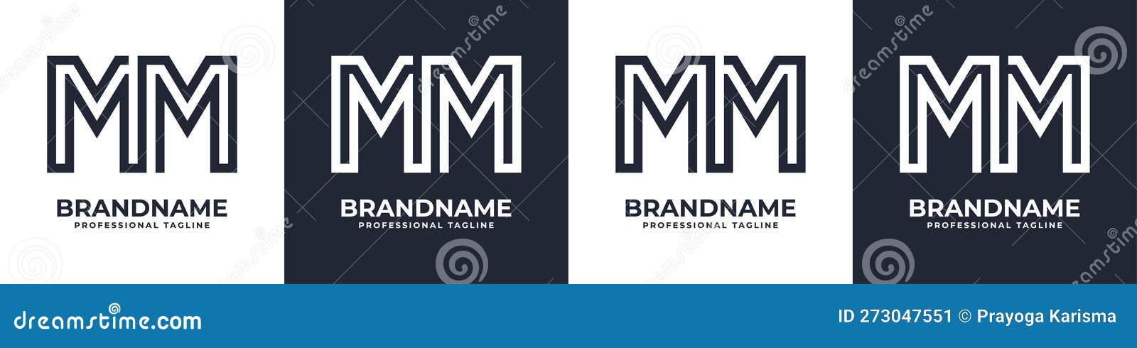 Simple MM Monogram Logo, Suitable for Any Business with M or MM Initial ...