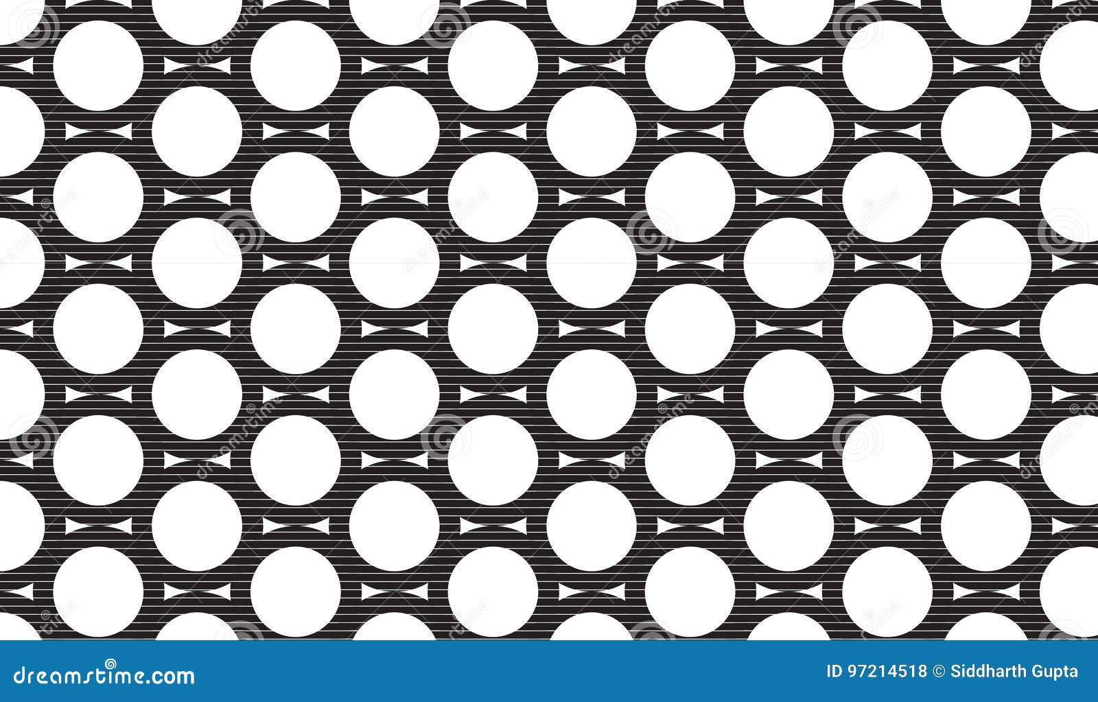 Simple Modern Abstract Black Circle Mesh Pattern Stock Vector ...
