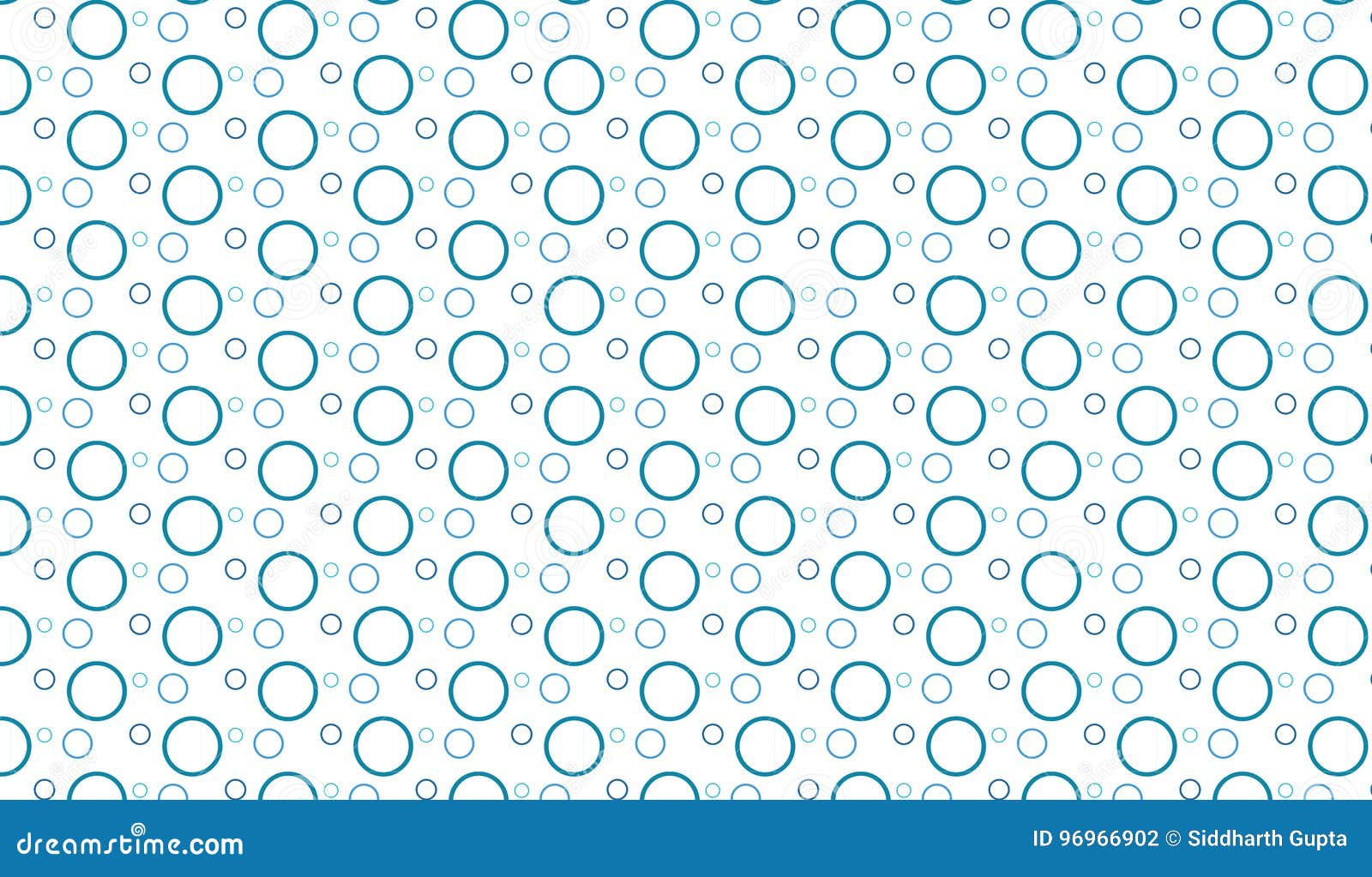 Simple Modern Abstract Blue Bubbles Pattern Stock Vector - Illustration ...
