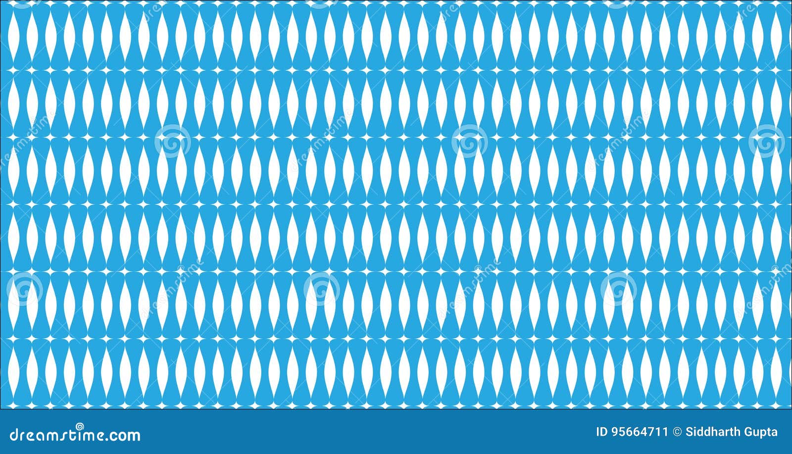 Simple Modern Abstract Blue and White Oval Pattern Stock Vector ...