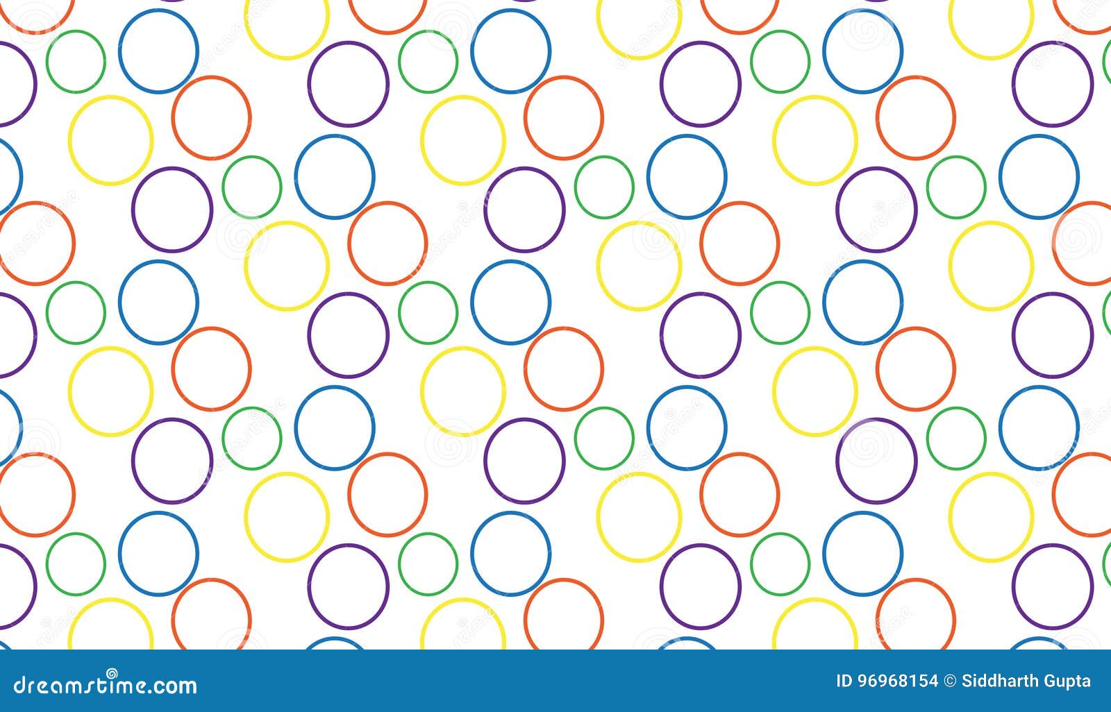 Simple Modern Abstract Colorful Bubbles Pattern Stock Vector ...