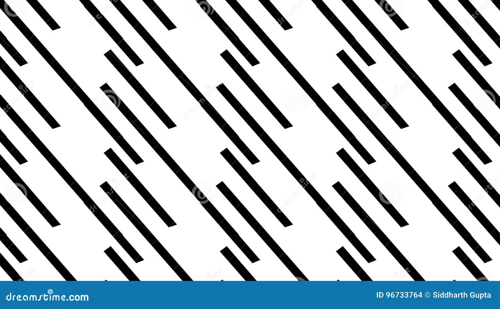 Simple Modern Abstract Long and Short Monochrome Stripes Pattern Stock ...