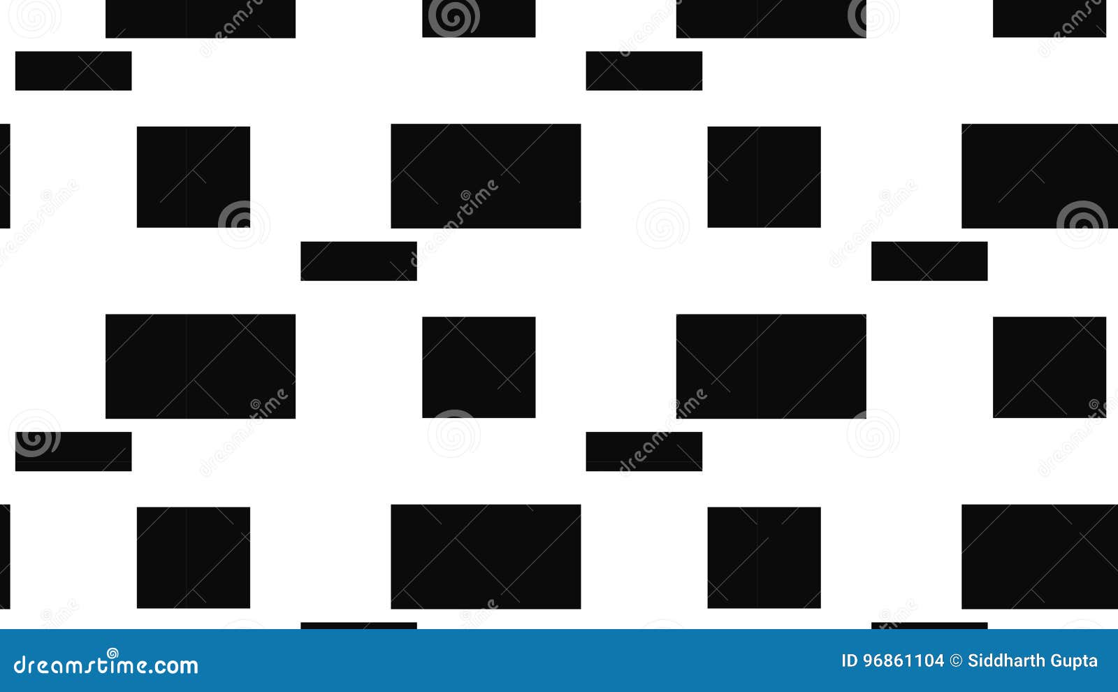 Simple Modern Abstract Monochrome Abstract Rectangle Checkered Pattern ...