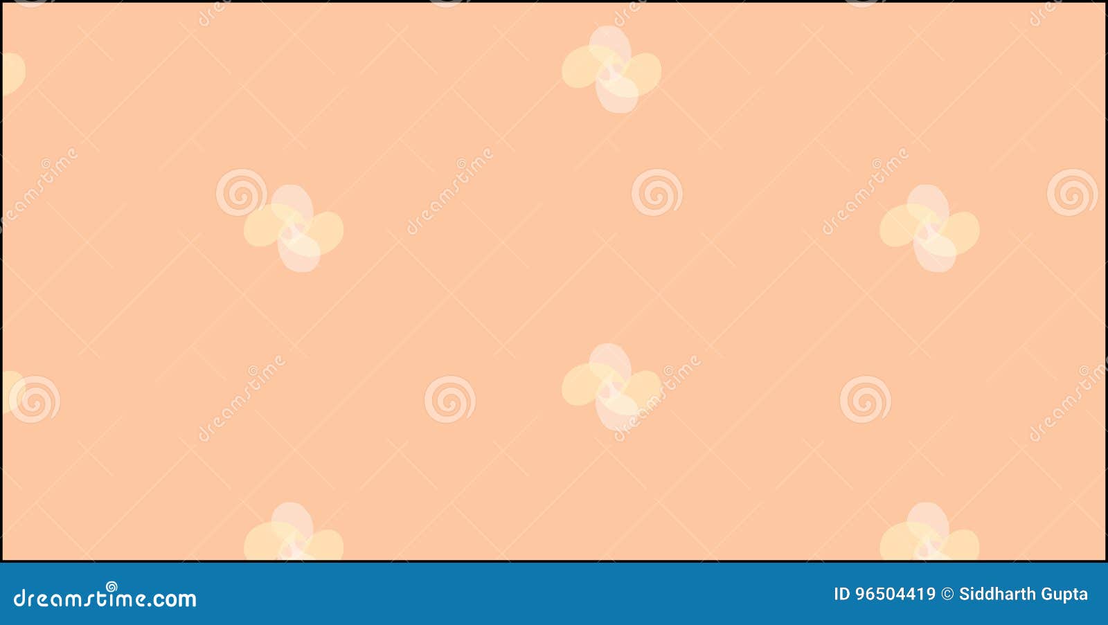 Simple Modern Abstract Pink Flower Curve Pattern Stock Illustration ...