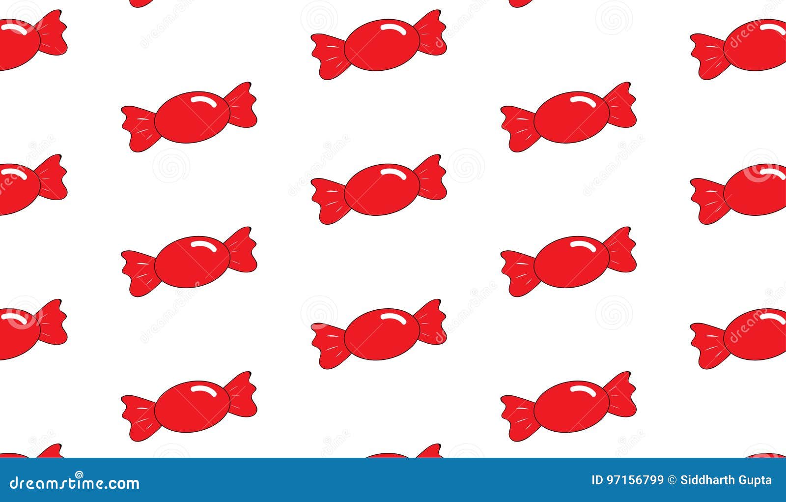 Simple Modern Abstract Red Candy Pattern Stock Vector - Illustration of ...