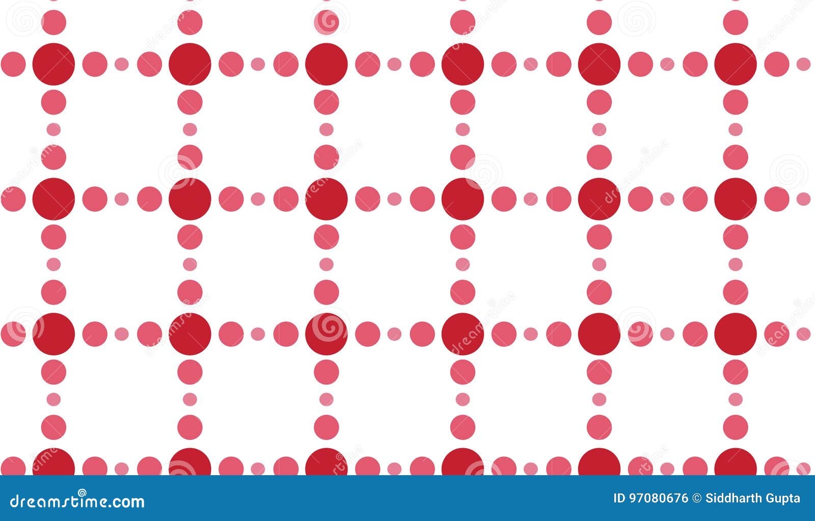 Simple Modern Abstract Red Circle Mesh Pattern Stock Vector ...