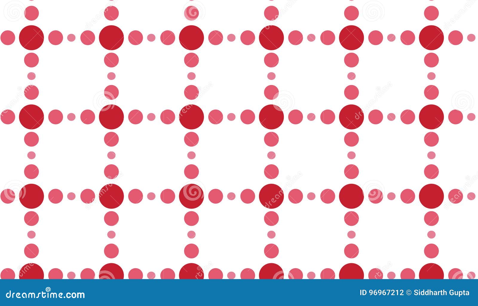 Simple Modern Abstract Red Circles Net Pattern Stock Vector ...