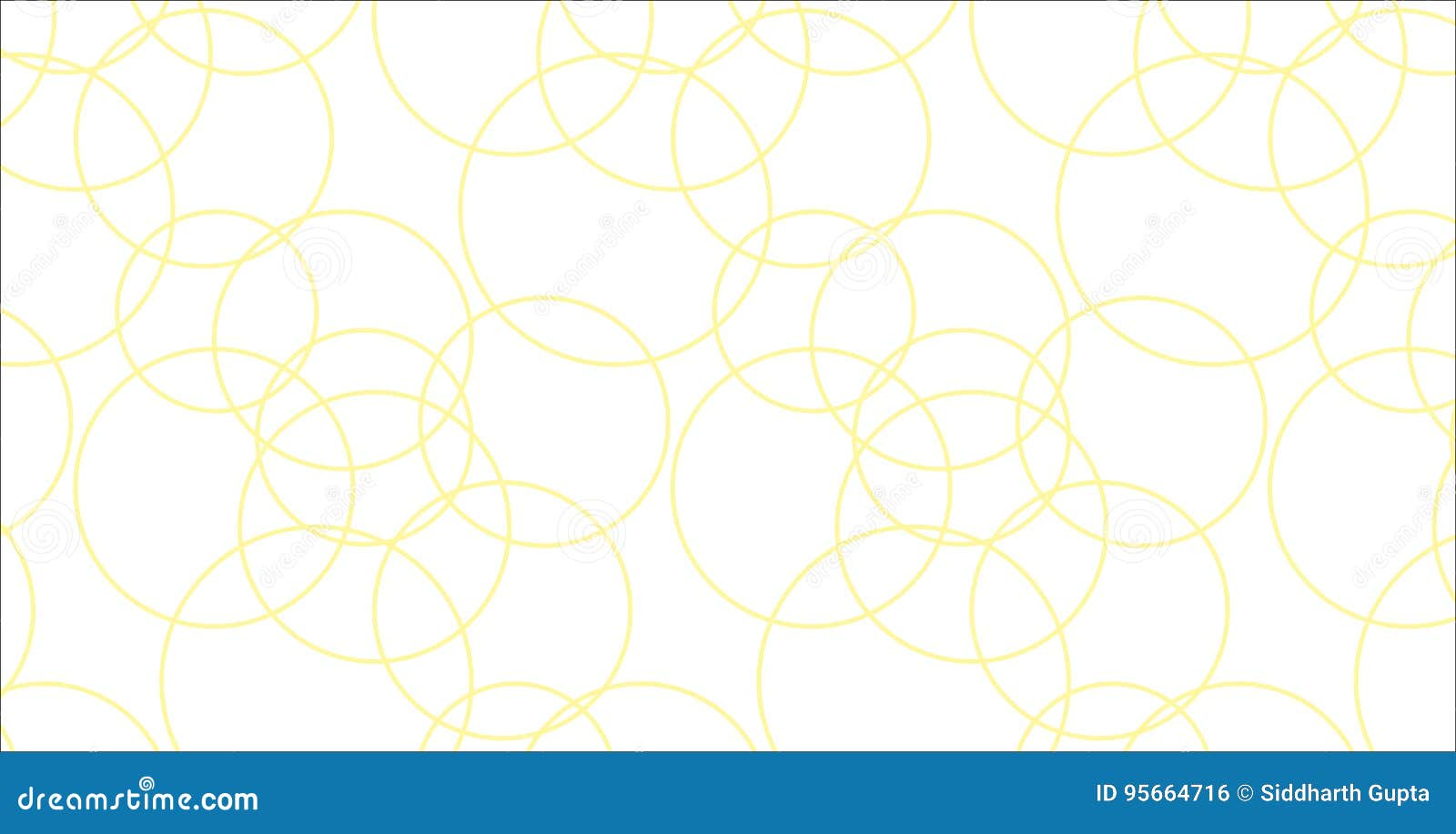 Simple Modern Abstract Yellow Circles Pattern Stock Vector ...