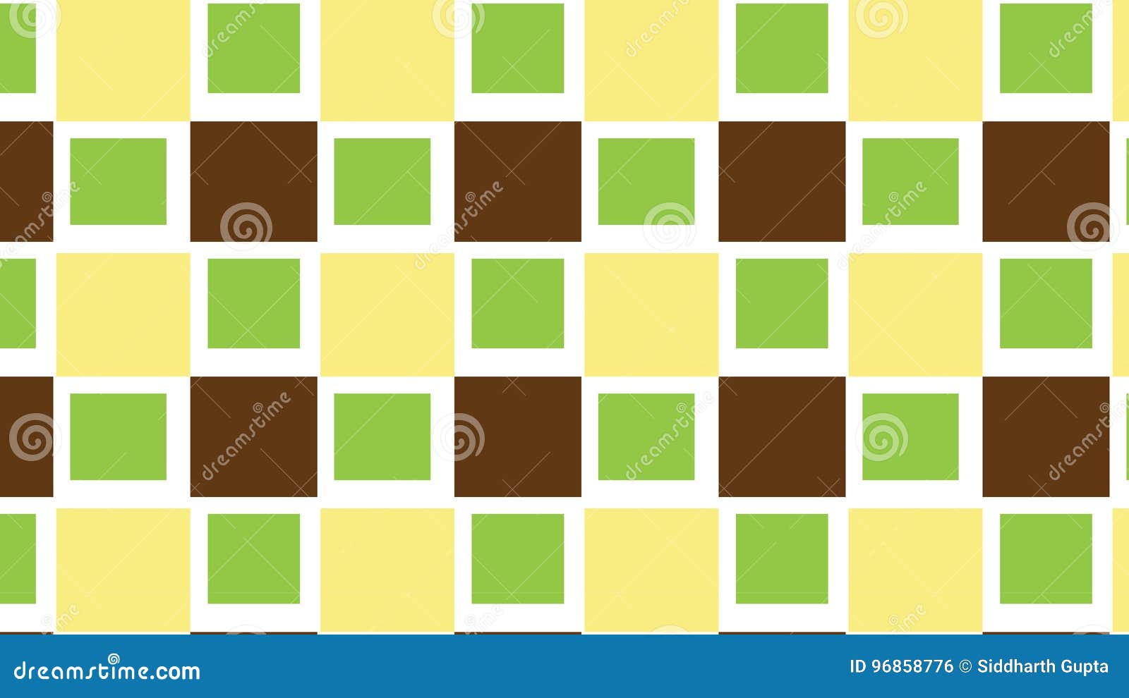 Simple Modern Abstract Yellow and Green Blocks Checkred Pattern Stock ...