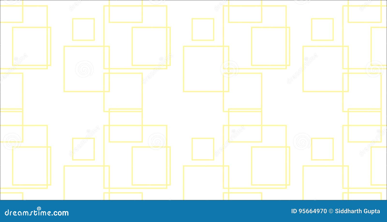 Simple Modern Abstract Yellow Squares Pattern Stock Vector ...