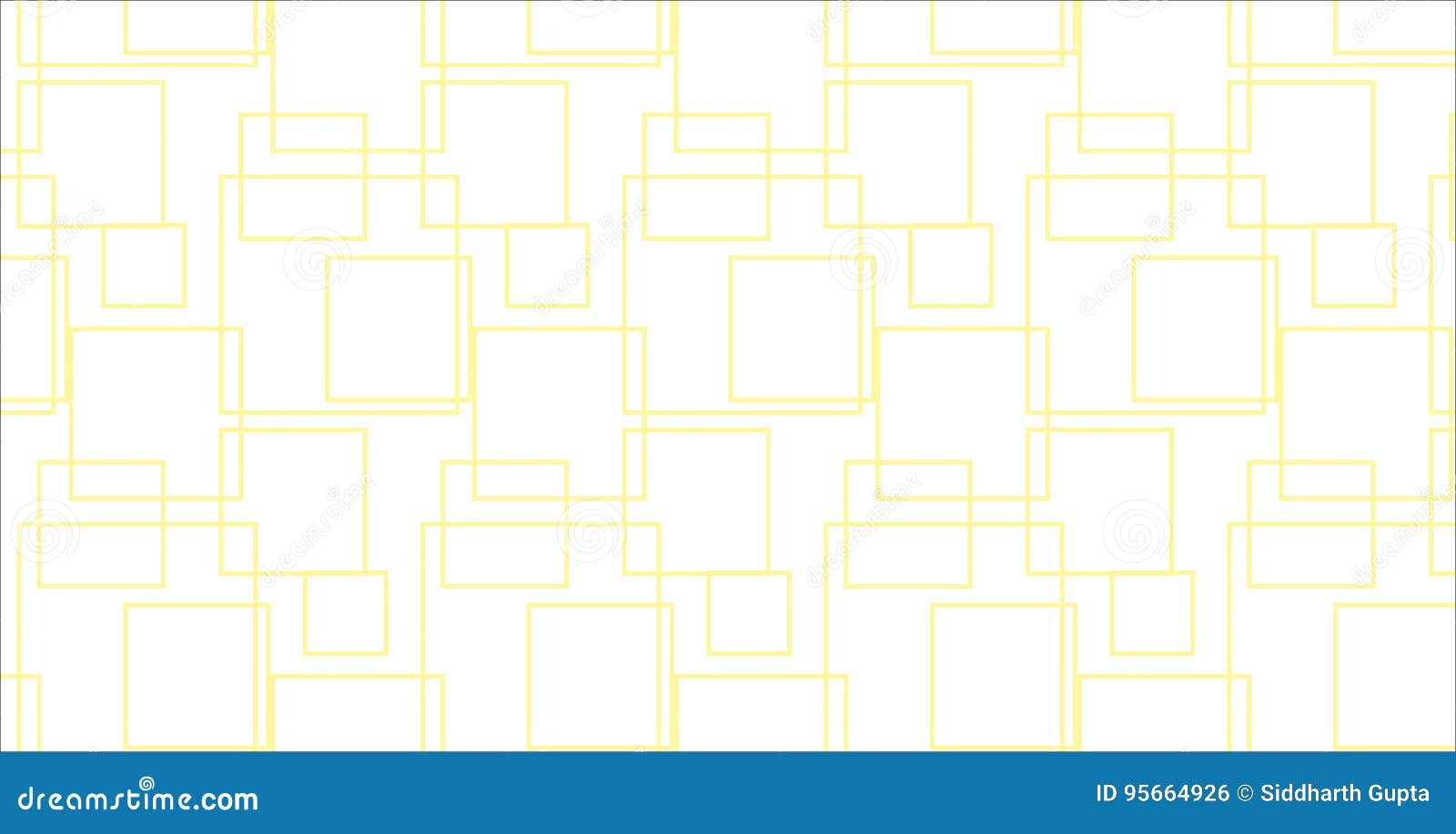 Simple Modern Abstract Yellow and White Square Pattern Stock Vector ...