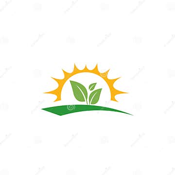 Simple Modern Agriculture Logo Design Vector Stock Vector ...