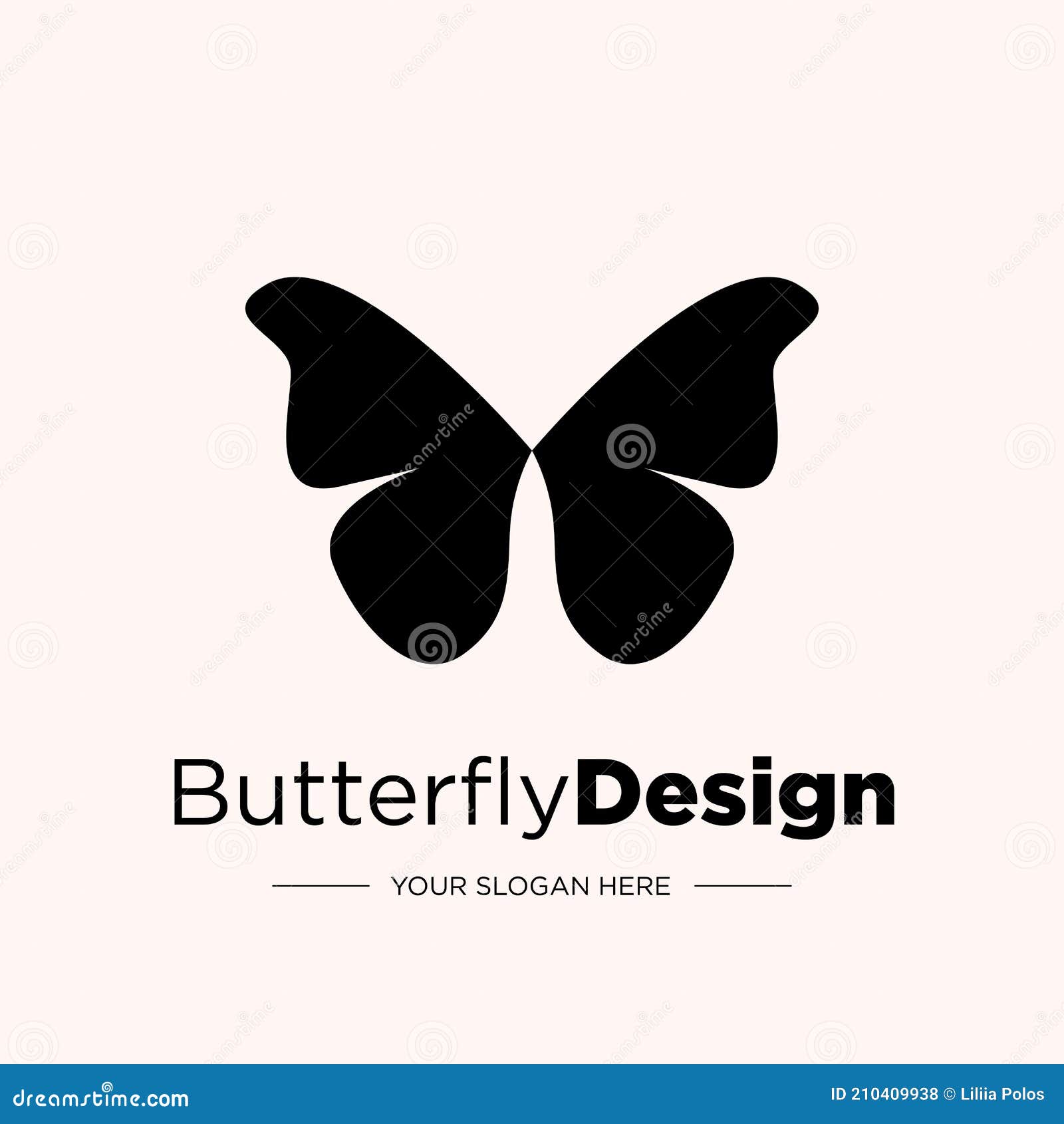 Simple Modern Butterfly Logo. Digital Butterfly. Transformation ...