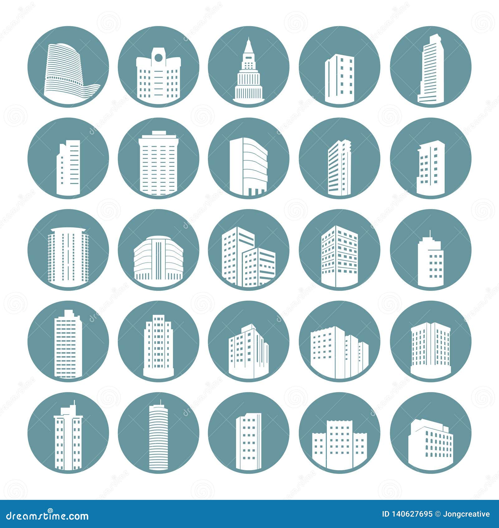 A Building With A Red Circle Around It, Creating A Focal Point In The ...