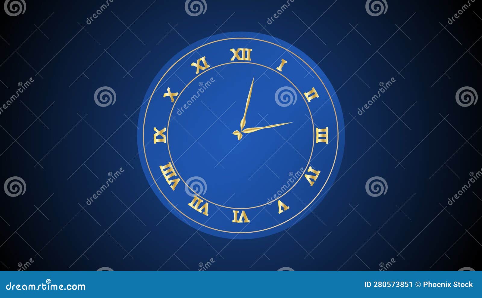 Simple Modern Clock Moving Animation Stock Video - Video of interface ...