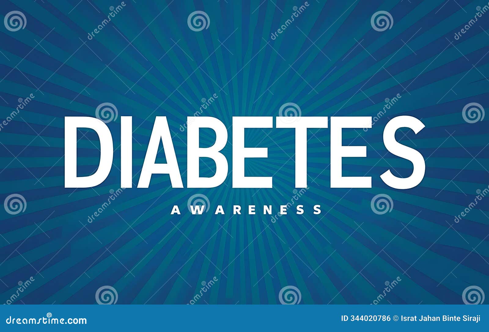 Simple and Modern Diabetes Awareness Banner with a Blue Theme Stock ...