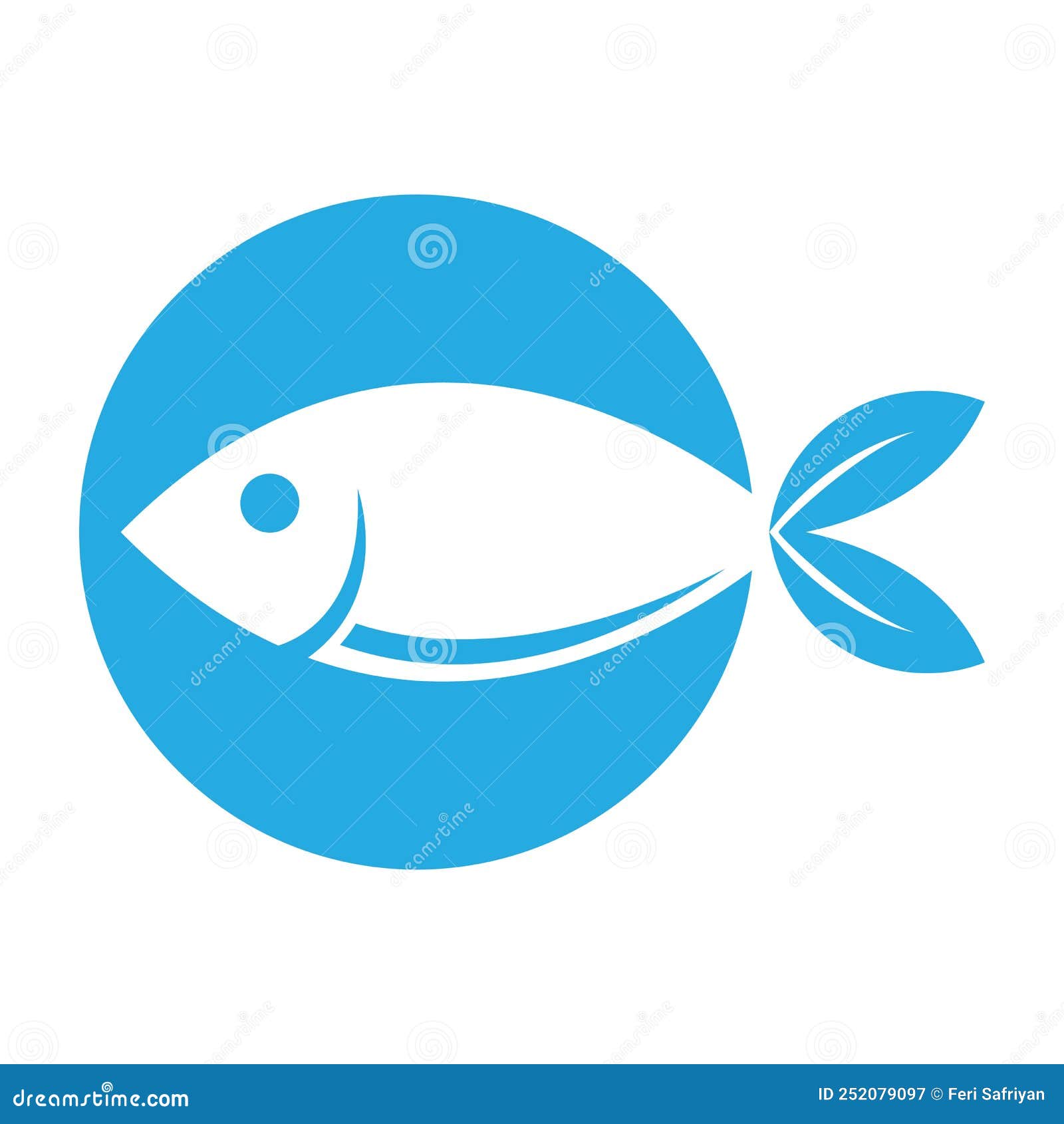Fish Logo Template Creative Vector Stock Vector - Illustration of ...