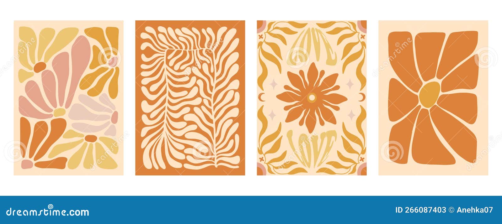 Simple Modern Hand Drawn Vector Art with Abstract Elements on ...