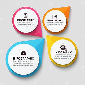 Simple Modern Infographics Template. Vector Infographic Element ...
