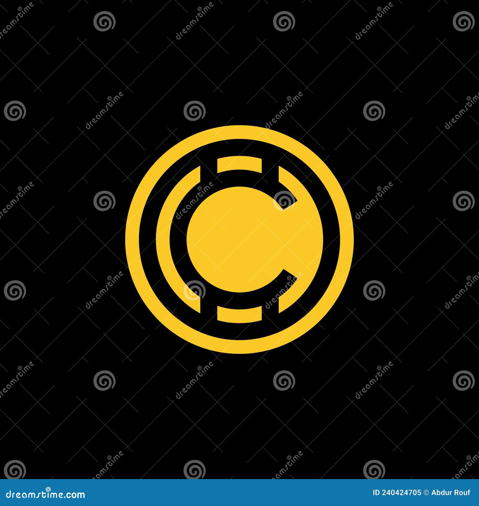 Letter C Crypto Logo Design Stock Vector - Illustration of business ...