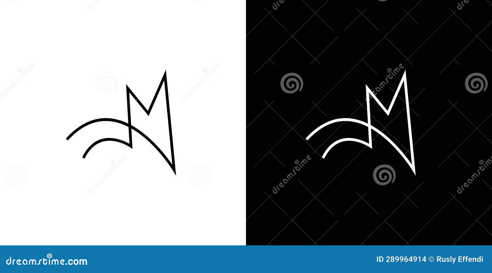 Simple and Modern Letter JM Initials Logo Design Stock Illustration ...