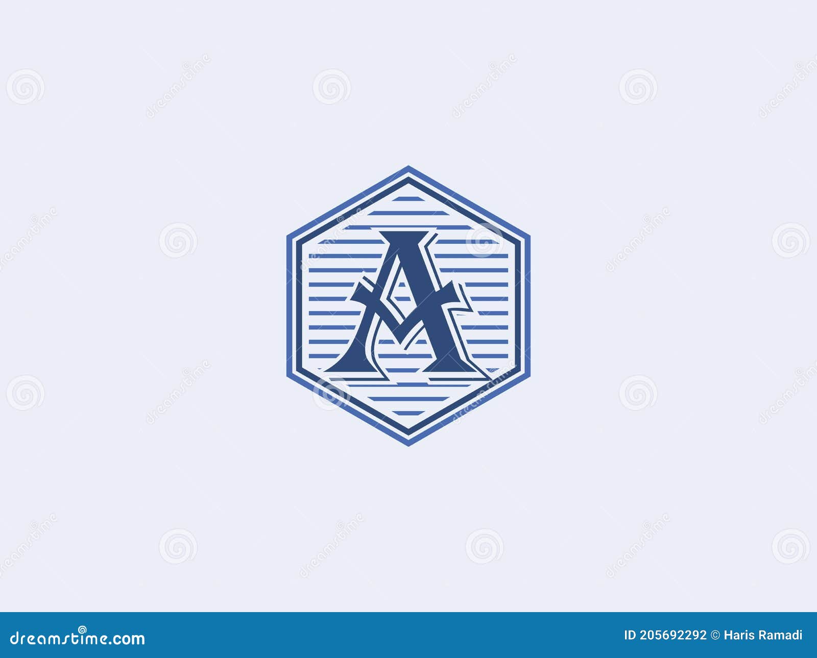 Simple and Modern a Letter Logo with Modification Stock Vector ...