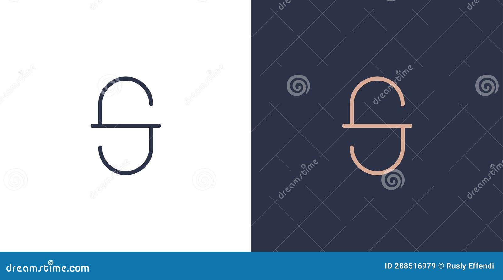 Simple and Modern S Logo Design Stock Illustration - Illustration of ...