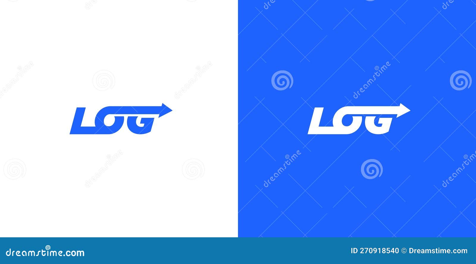 Cool logistics logo design stock vector. Illustration of branding ...