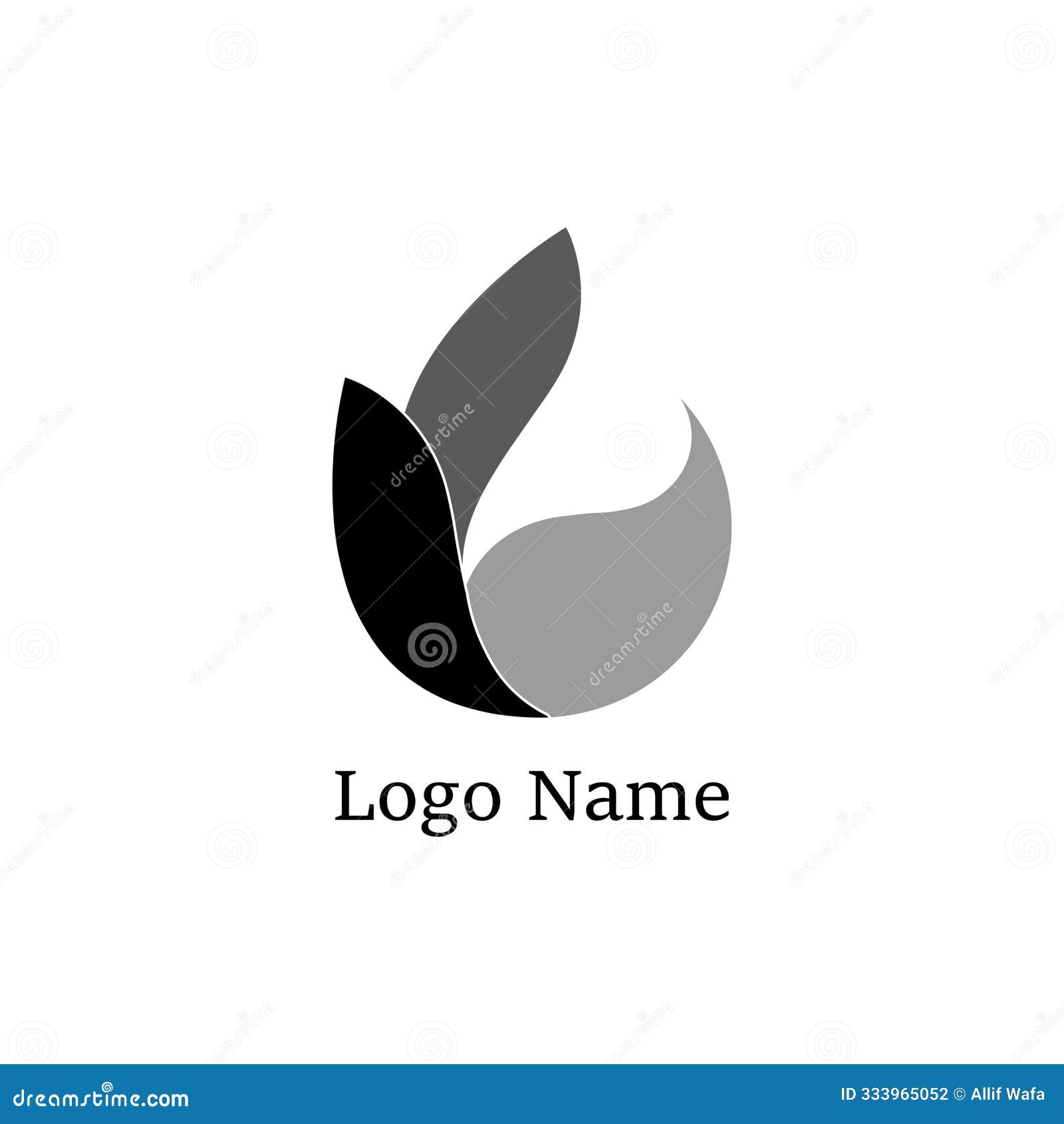 Simple Modern Logo Design Company Stock Vector - Illustration of ...