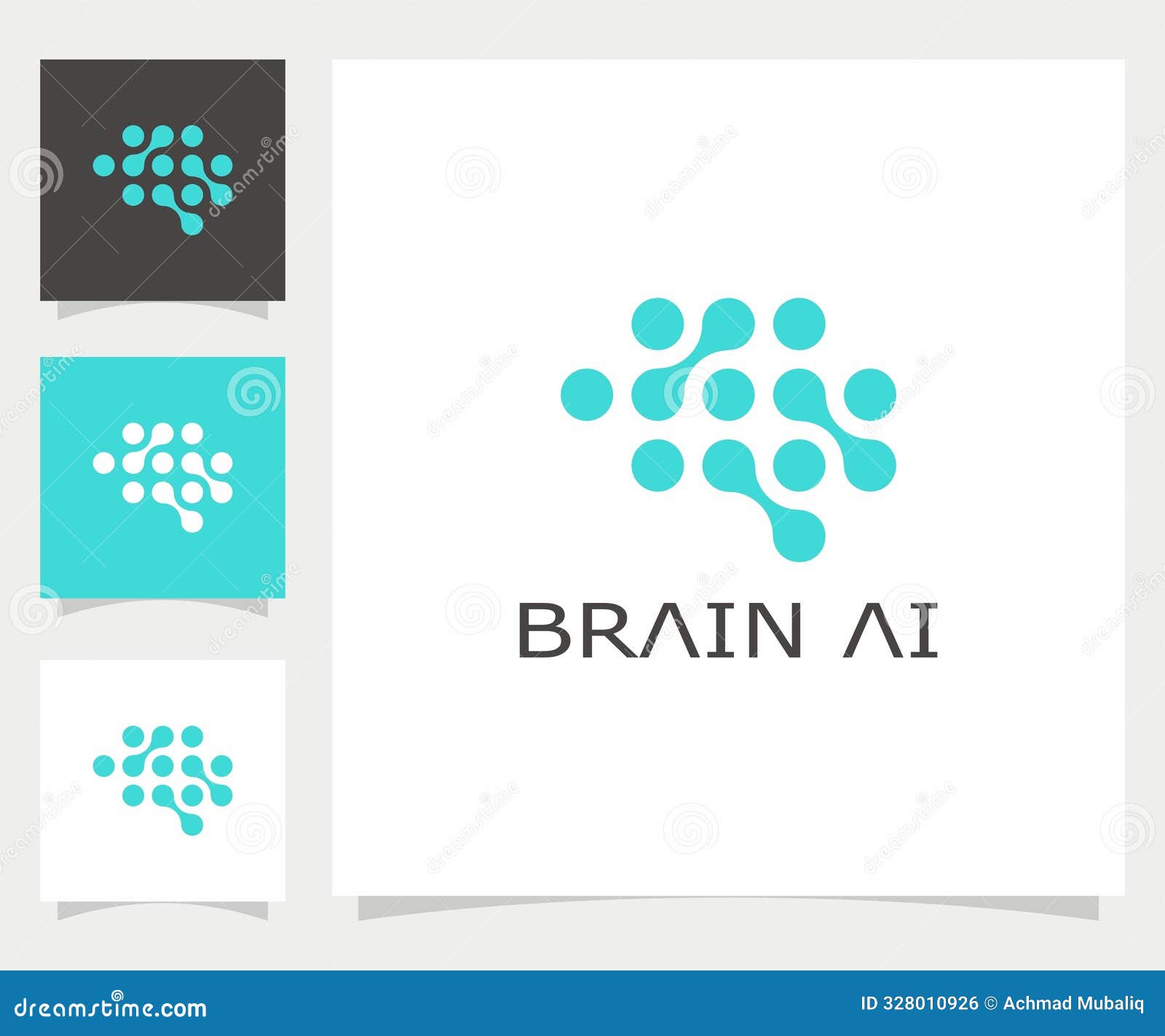 Ai Brain Logo Vector. Creative Logo Stock Vector - Illustration of ...