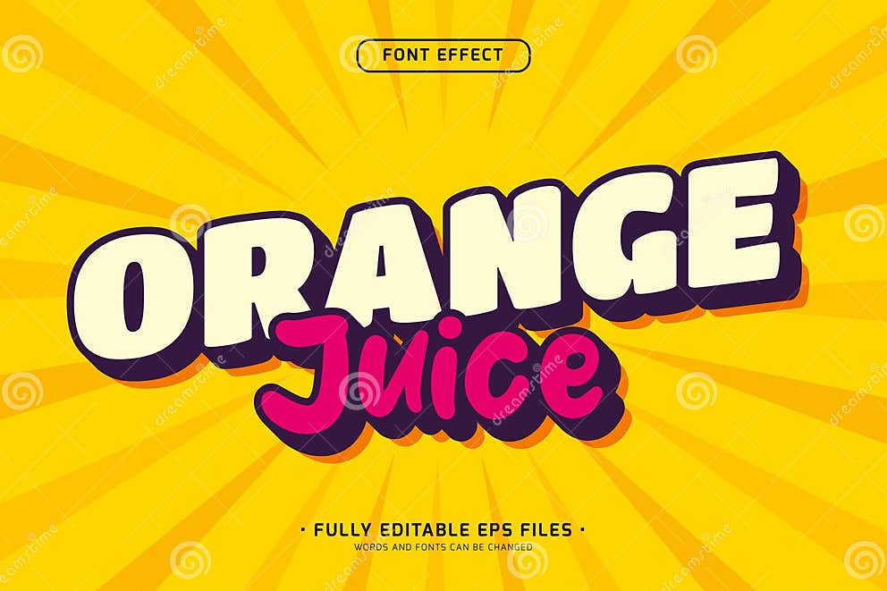 A Simple Modern and Minimalist Text Effect with Editable Vector File ...