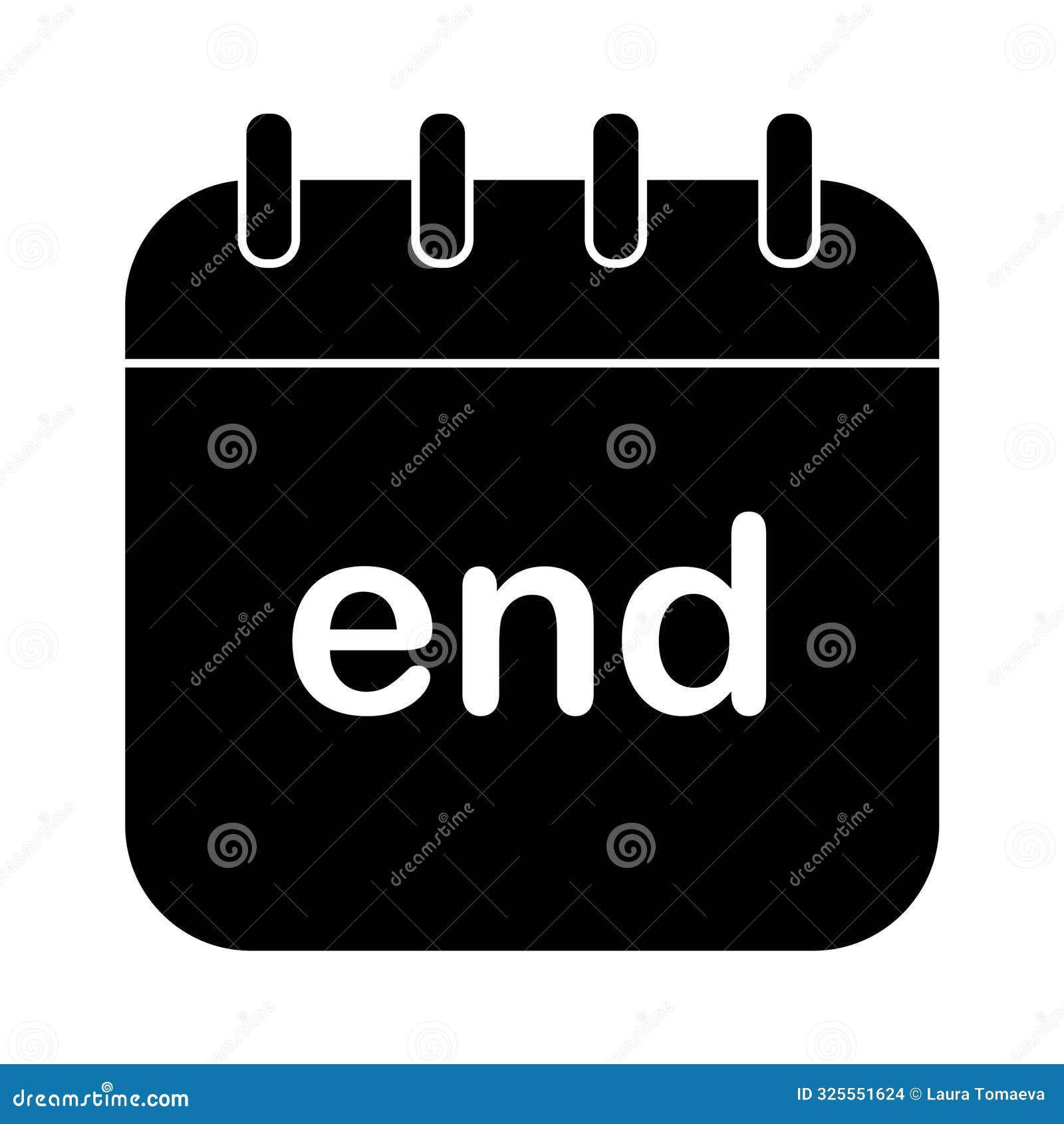 Simple Modern October Calendar Icon Showing Month and Dates in Vector ...