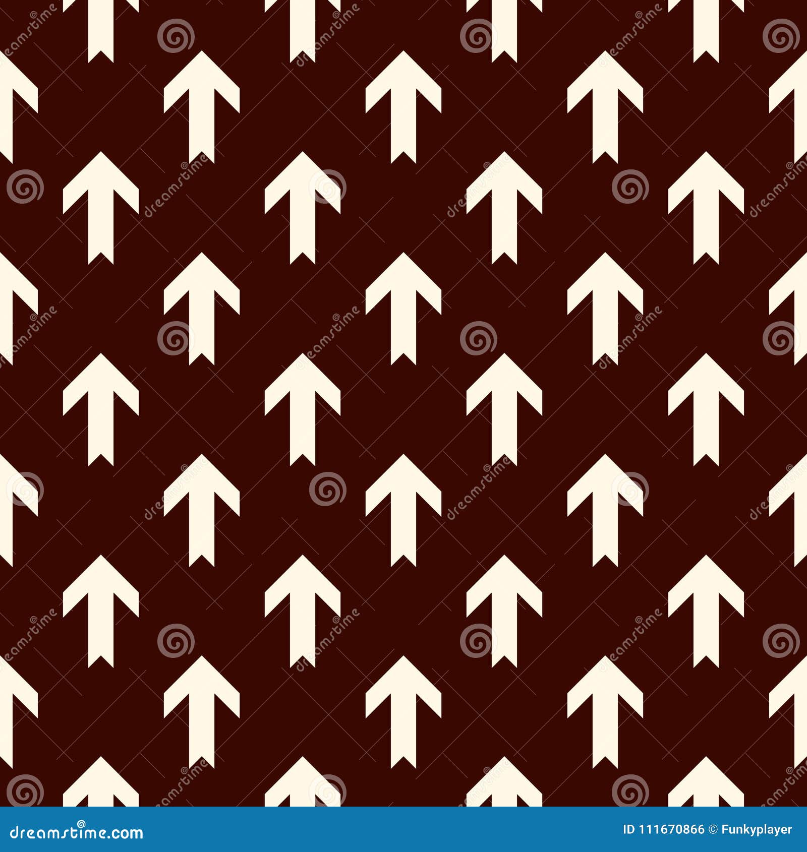 Simple Modern Print with Interlocking Arrows. Contemporary Abstract ...