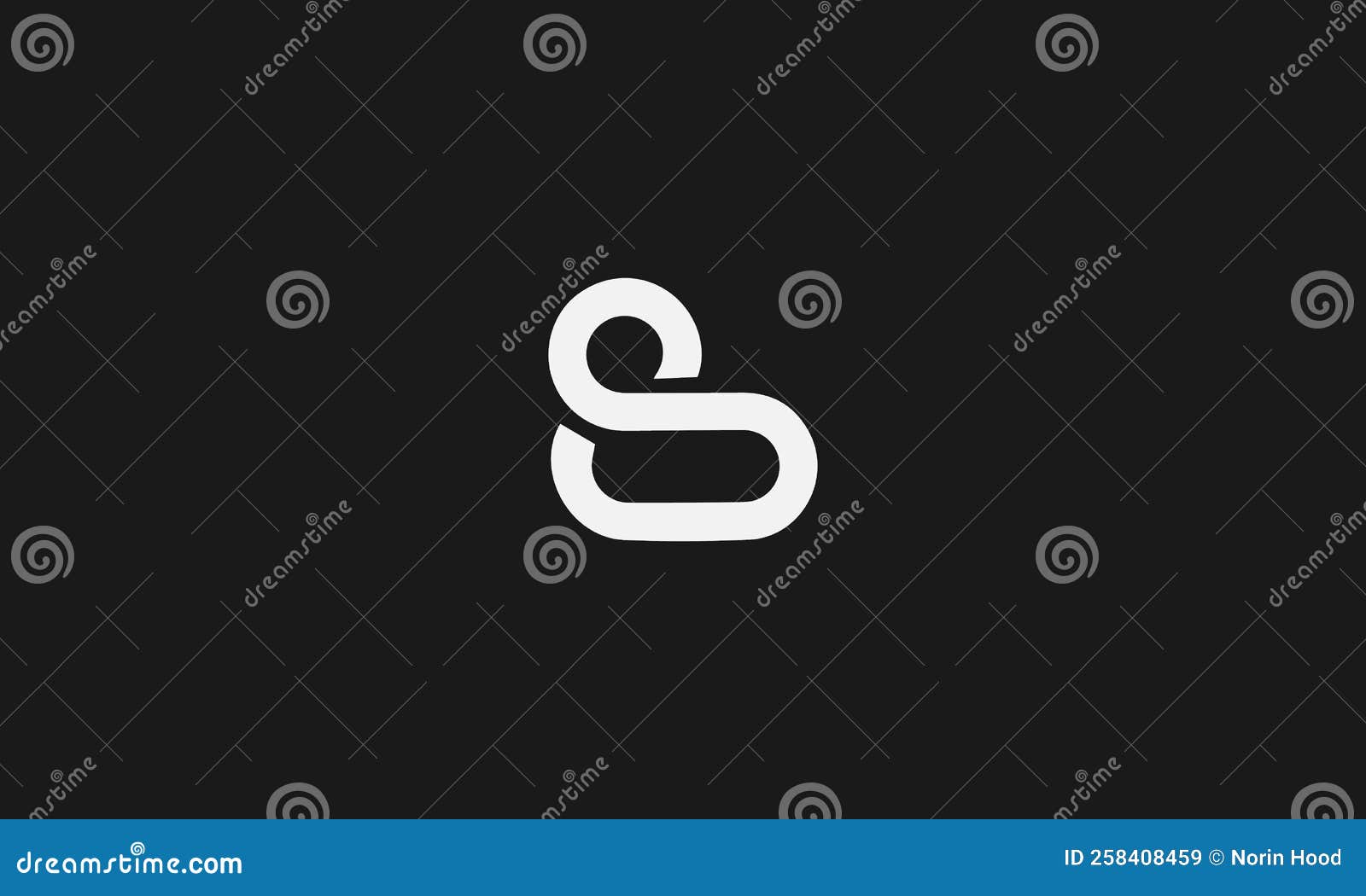 Simple Modern Vector Letter B Monogram Letter Logo Stock Illustration ...