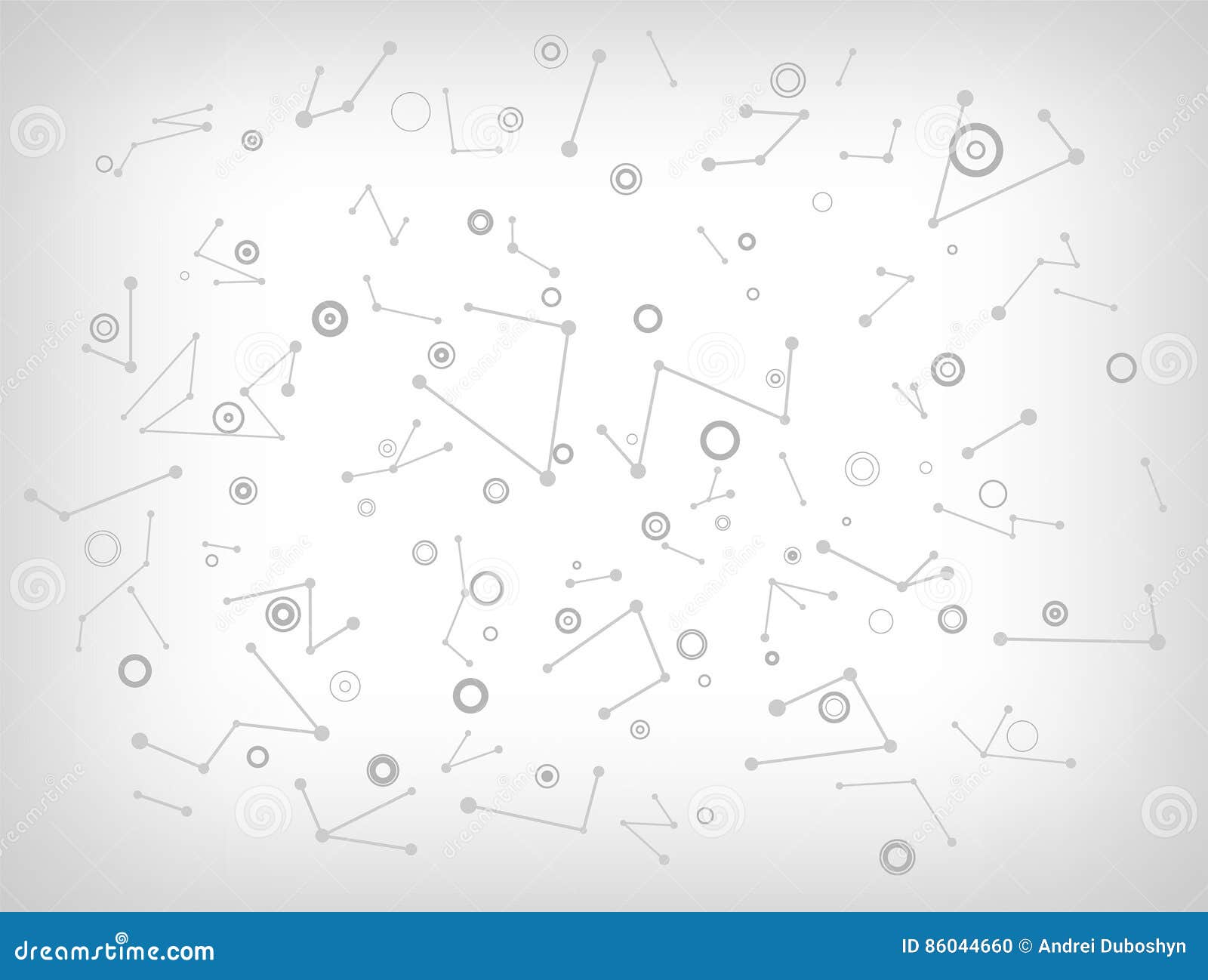 Simple Molecular Gray Structure Stock Vector - Illustration of computer ...