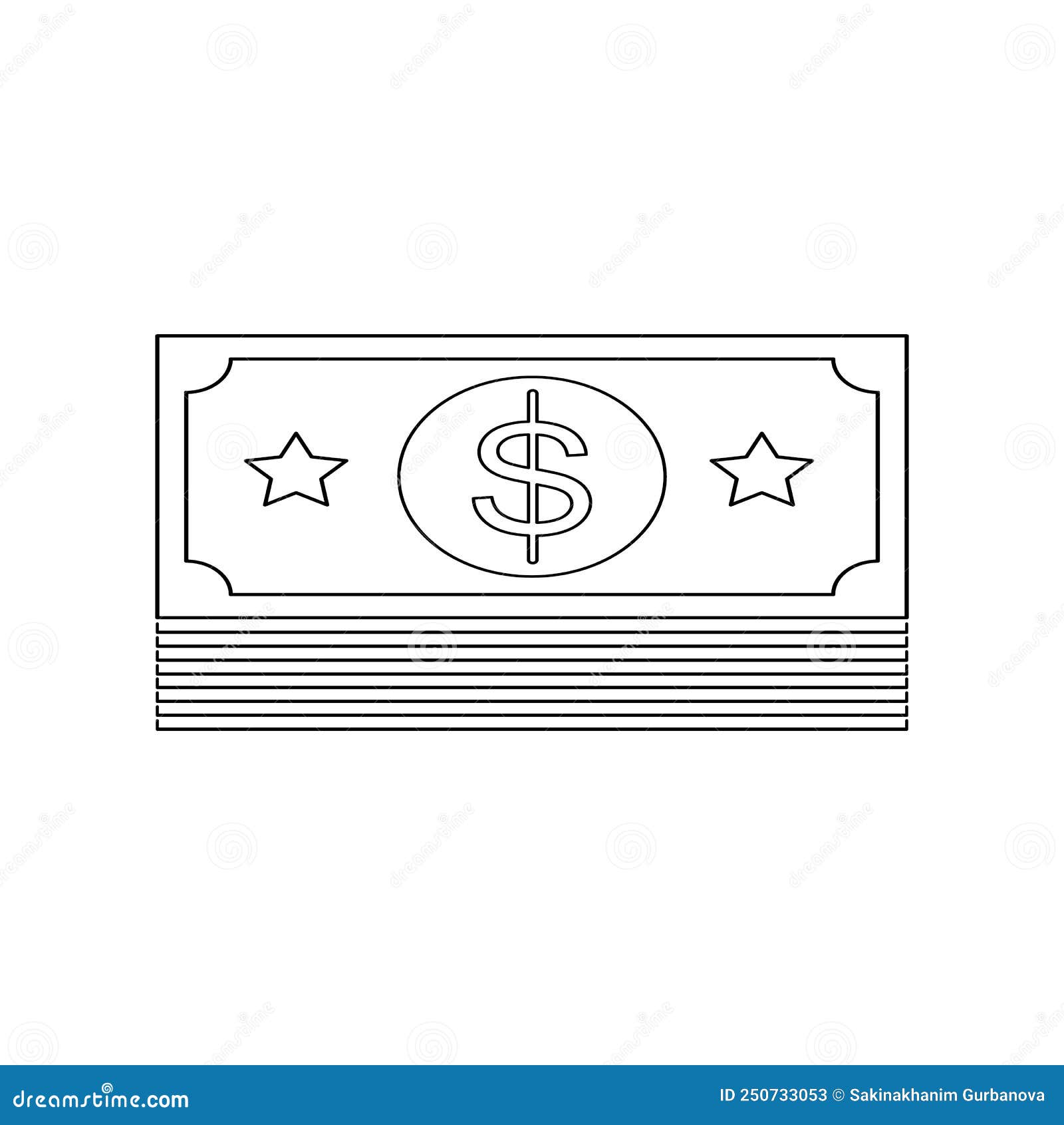 Simple Money Icon. Universal Cash Icon Stock Illustration ...
