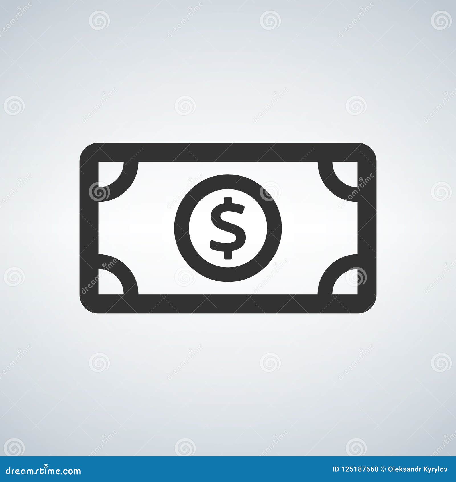 Simple Money Icon. Universal Cash Icon. Vector Icon. Stock Illustration ...