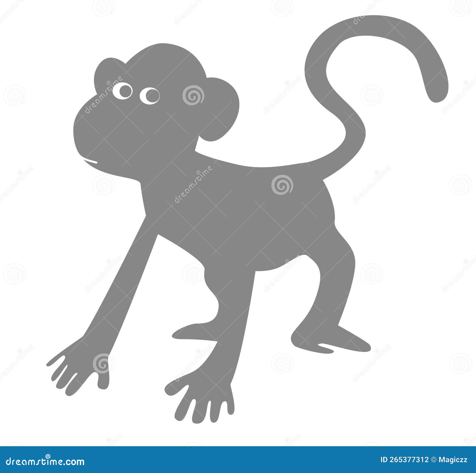 Simple Monkey Head Logo Design Royalty-Free Stock Photography ...