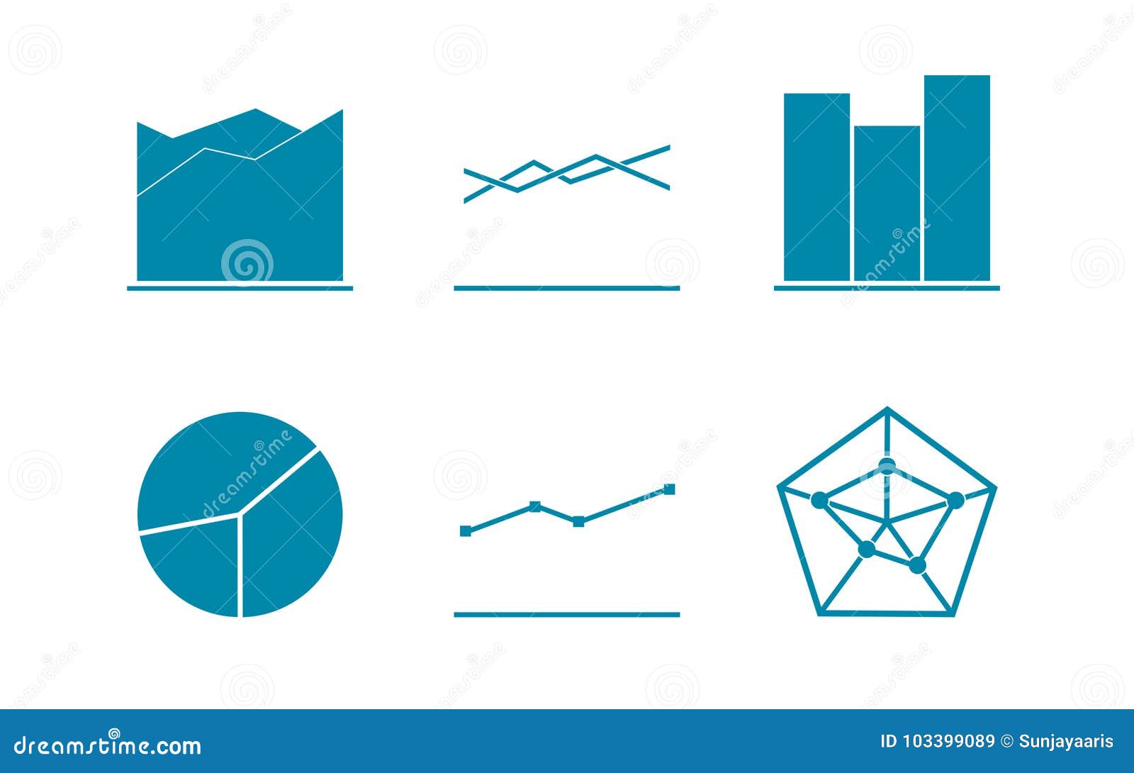 Simple Monochrome Icon of Some Chart Stock Vector - Illustration of ...