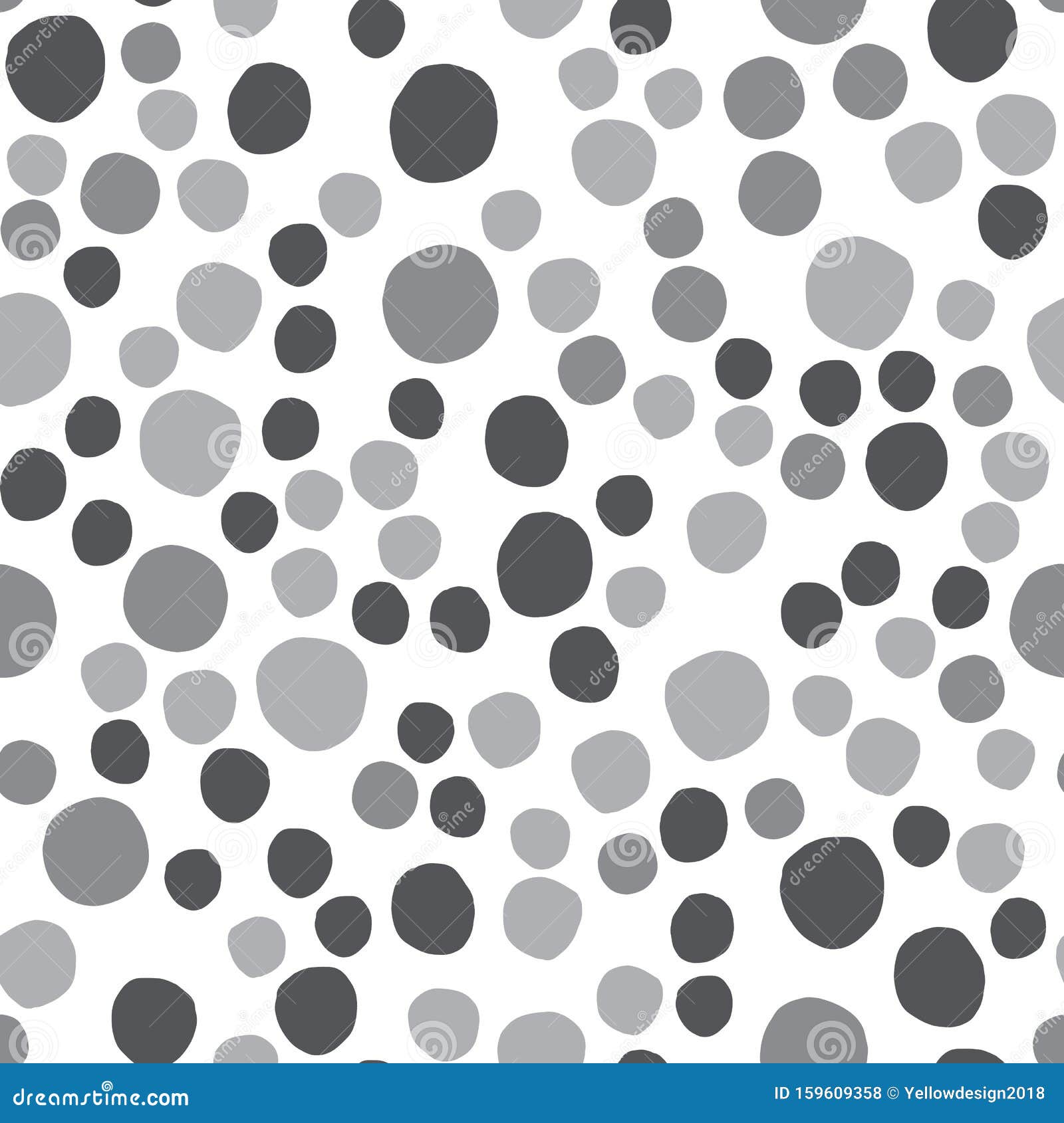 Pebble Seamless Pattern Vector Illustration. Cute Summer Repeated Card ...