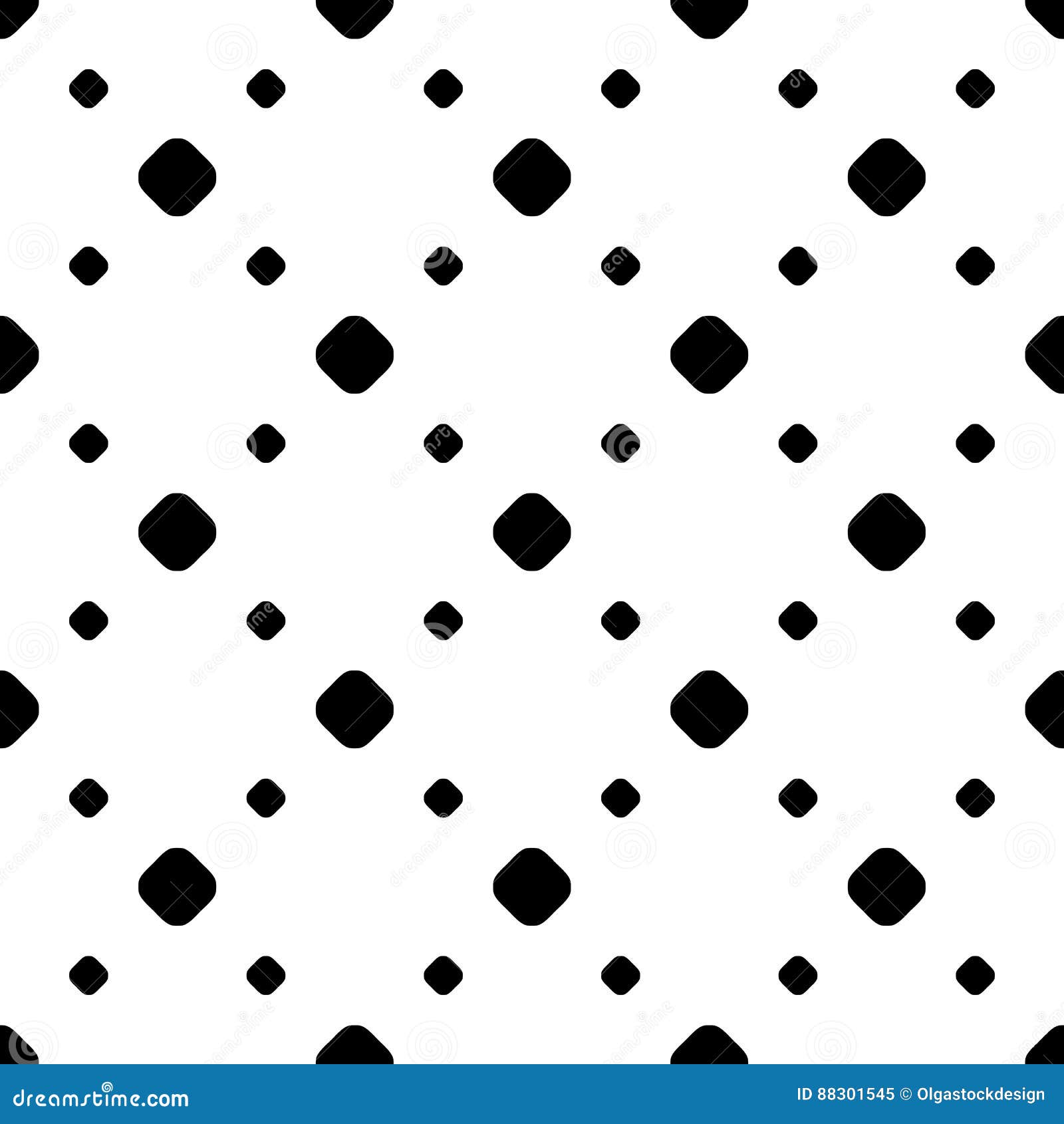 Simple Monochrome Polka Dot Minimalist Pattern Stock Vector ...