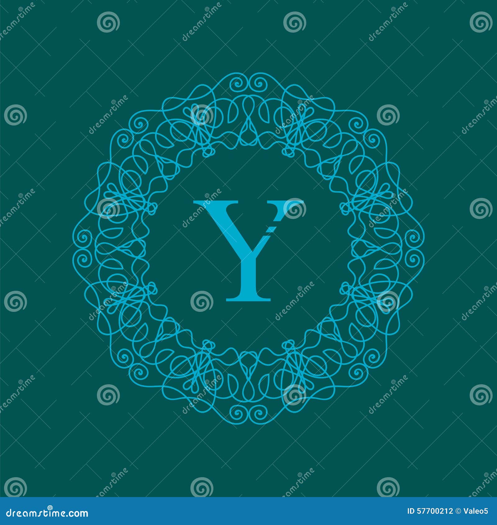 Simple Monogram Y Design stock illustration. Illustration of design ...