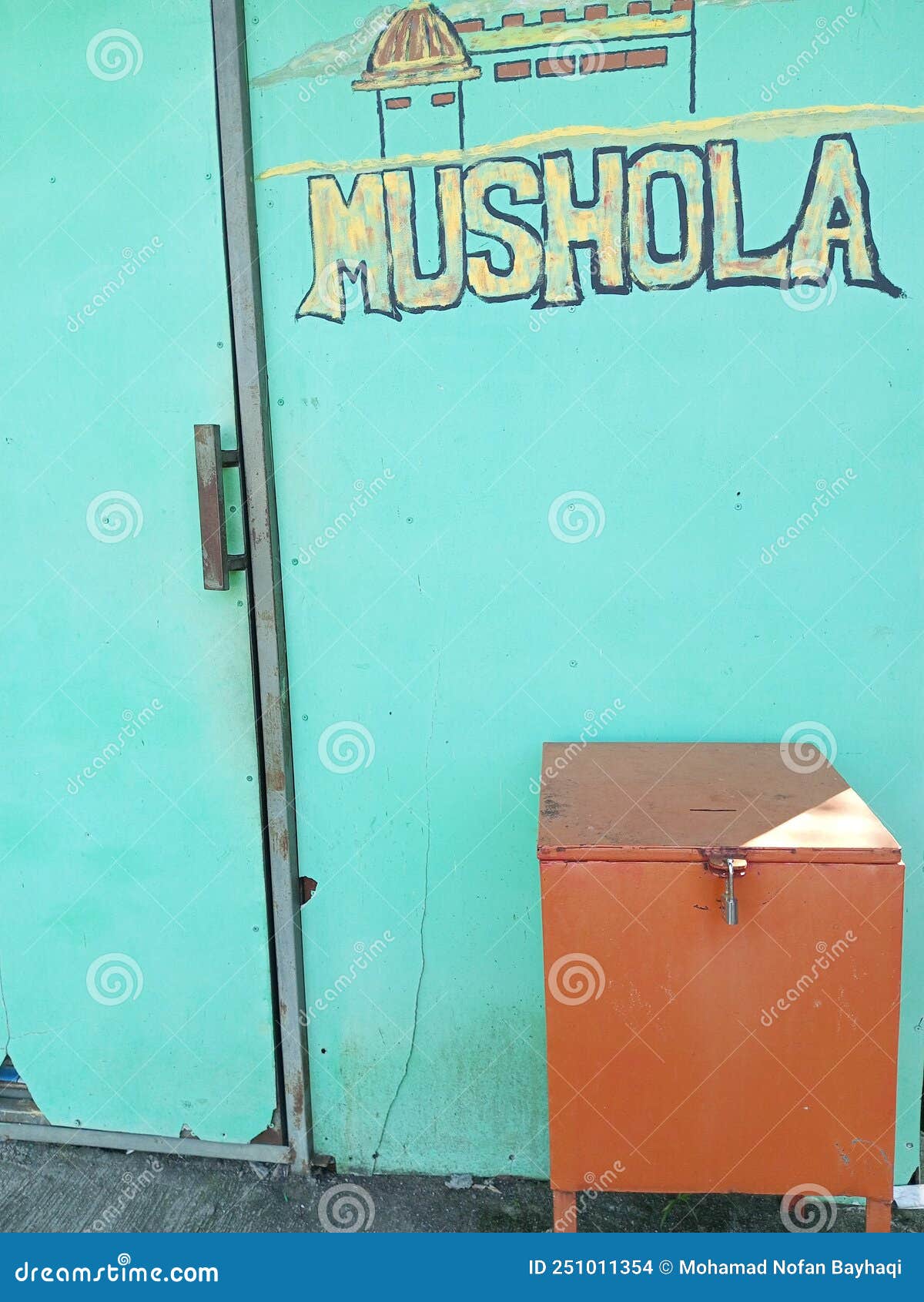 Simple Mosque Charity Box in Bogor Stock Photo - Image of philanthrope ...