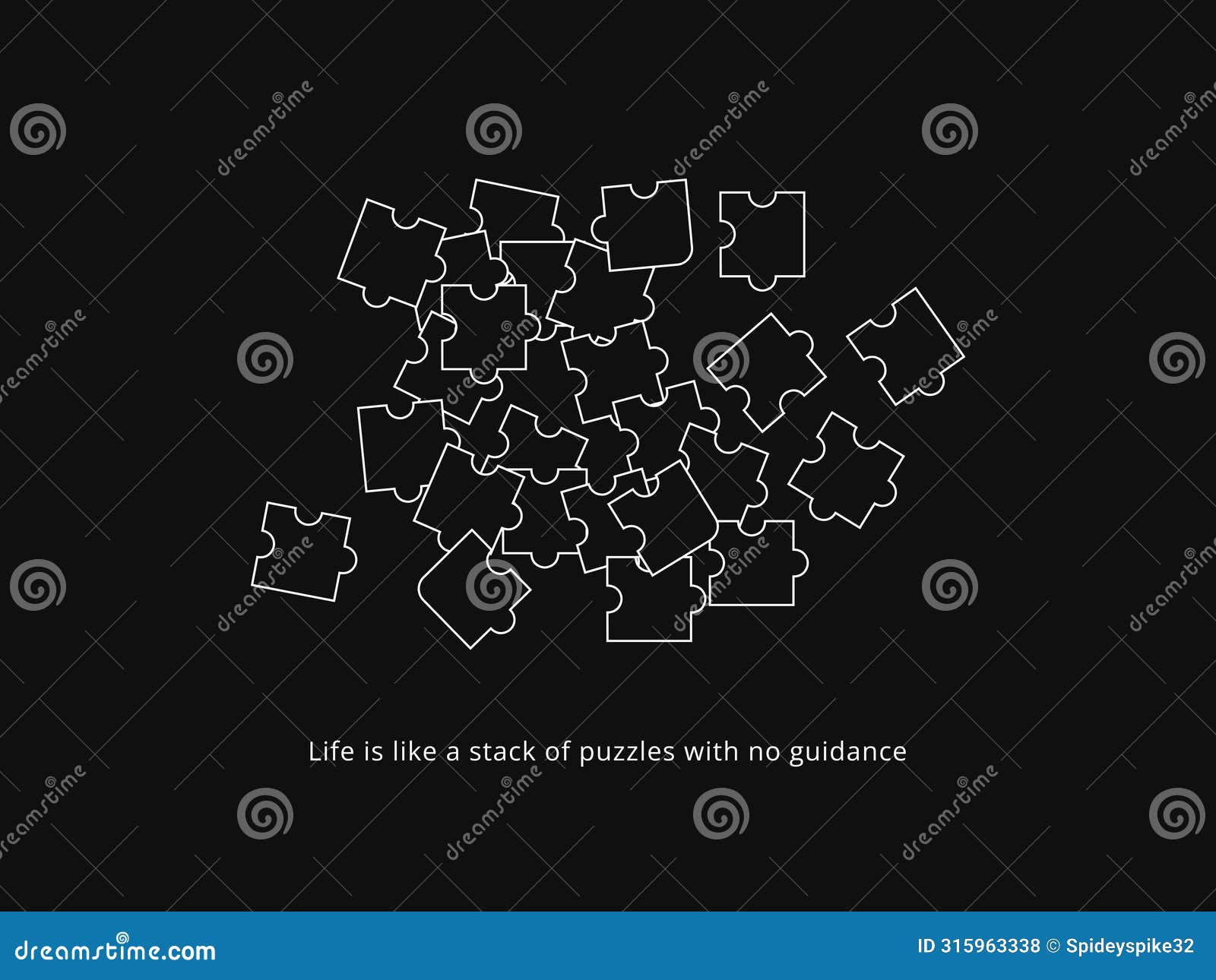 Simple Motivation Graphic On Dark Background. Be Adaptable Like Water ...