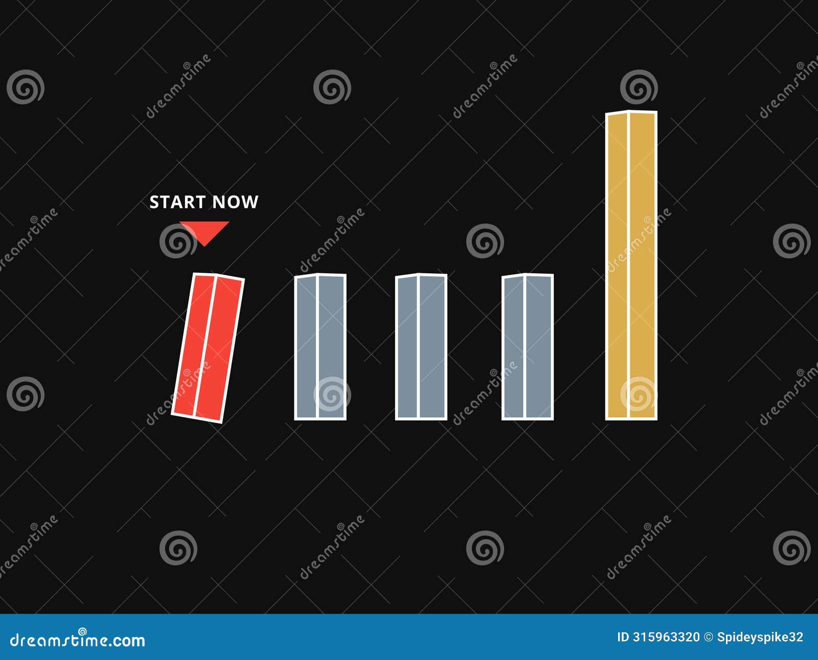 Simple Motivation Graphic On Dark Background. Be Adaptable Like Water ...