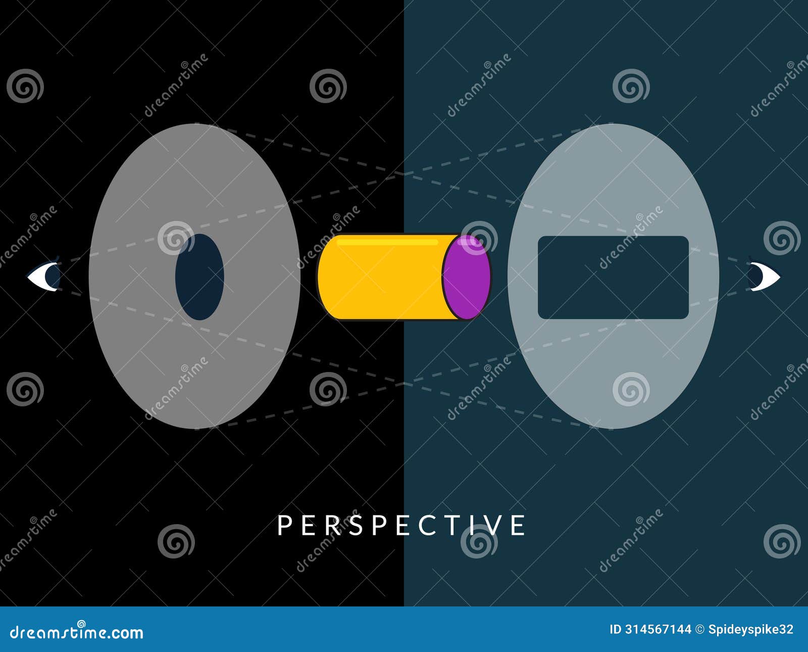 Simple Motivation Graphic on Dark Background. the Perspective View ...