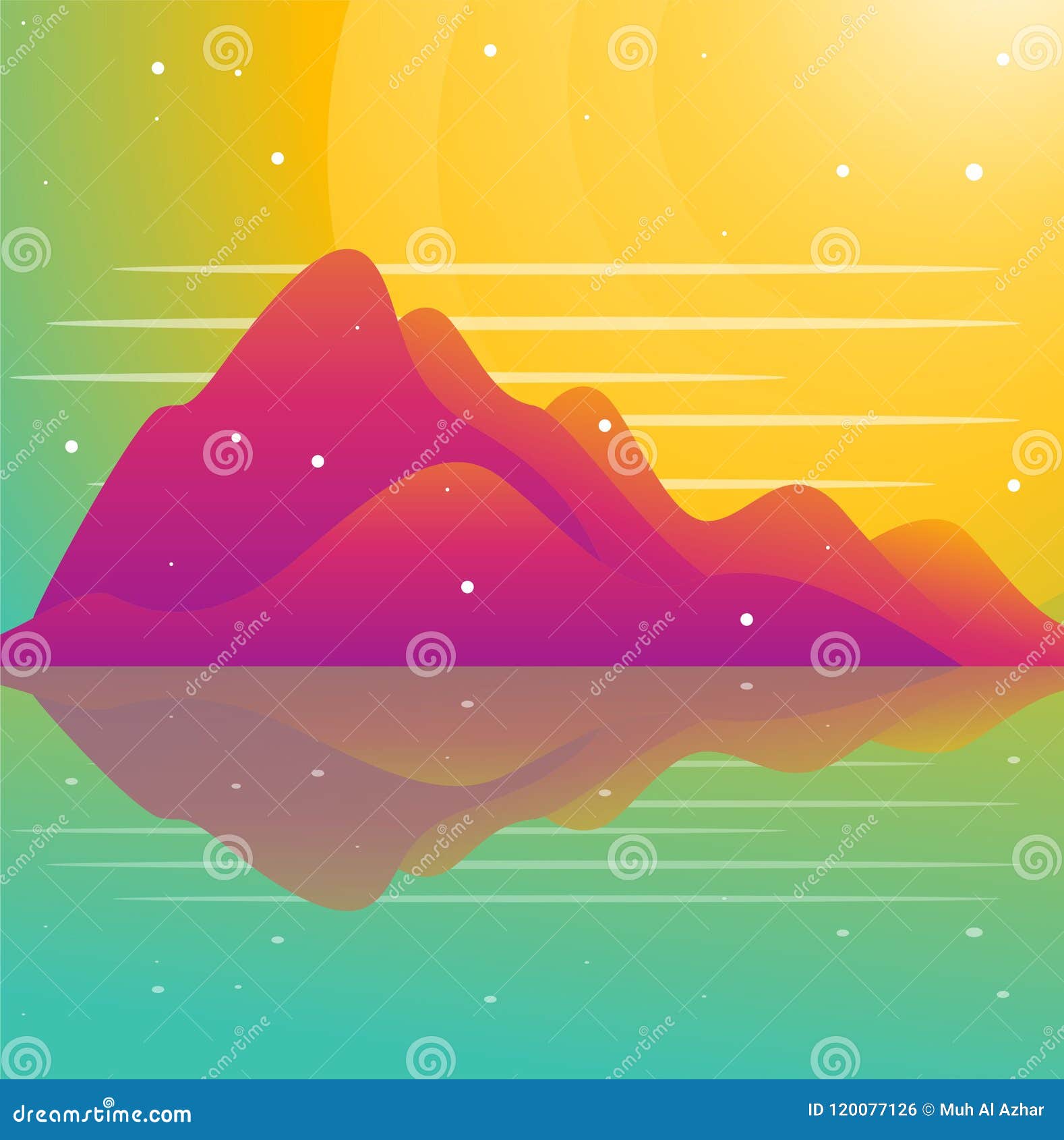 Simple Mountain background stock vector. Illustration of concept ...